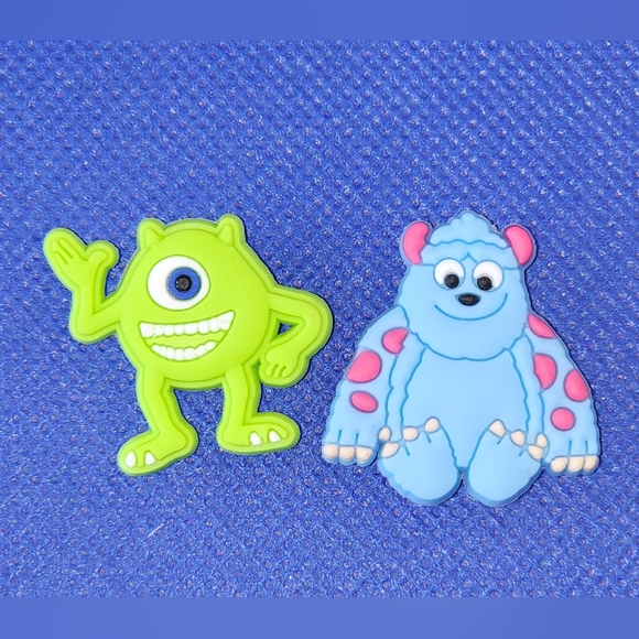 Other | Set Of 2 Monsters Inc Shoe Charms For Crocs Mike Sully | Poshmark